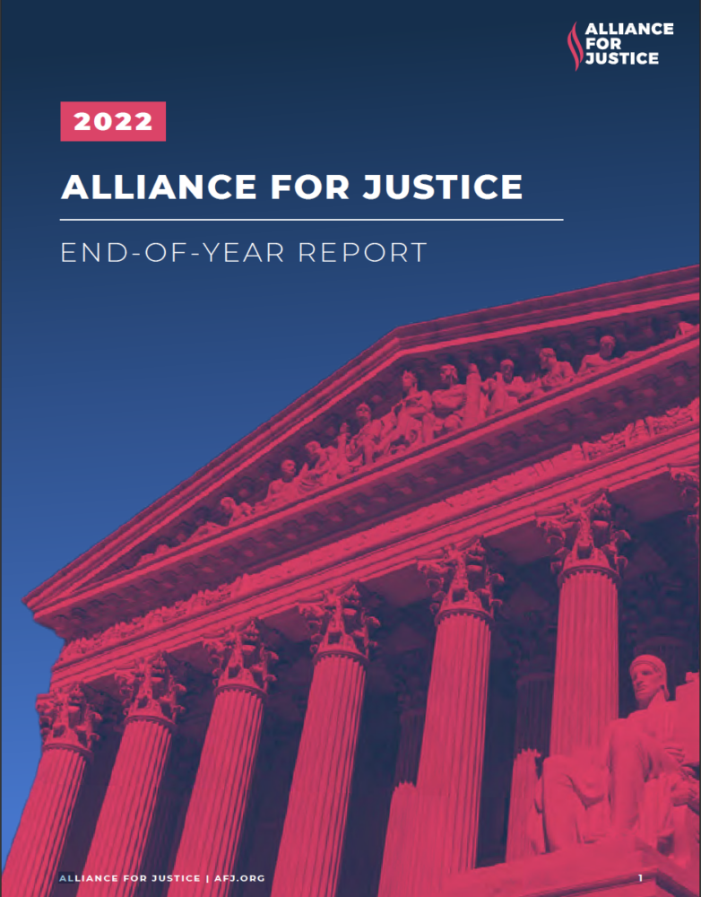 AFJ Report Marks Impressive Progress Of President Biden’s Judges ...